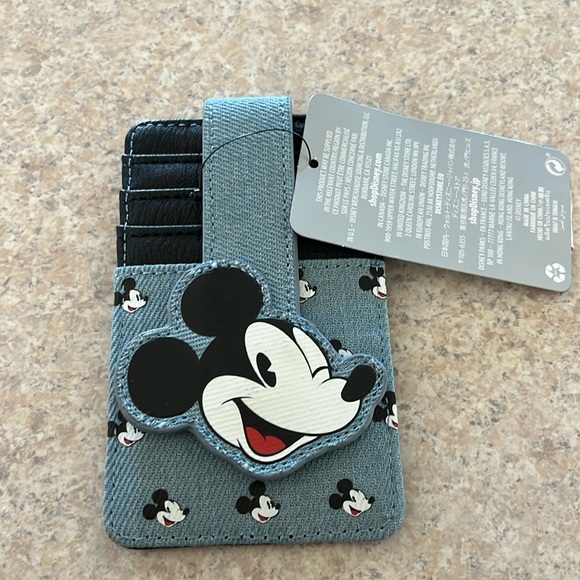 Disney | Accessories | Disney Mickey Mouse Card Holder Nwt | Poshmark